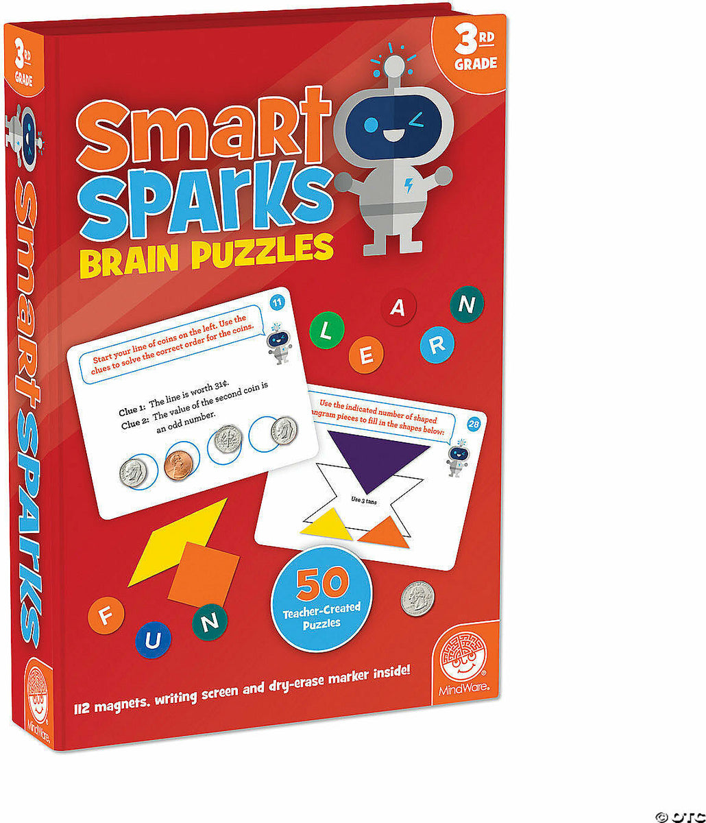 SMART SPARKS: BRAIN PUZZLES GRADE 3 – Toys on the Square