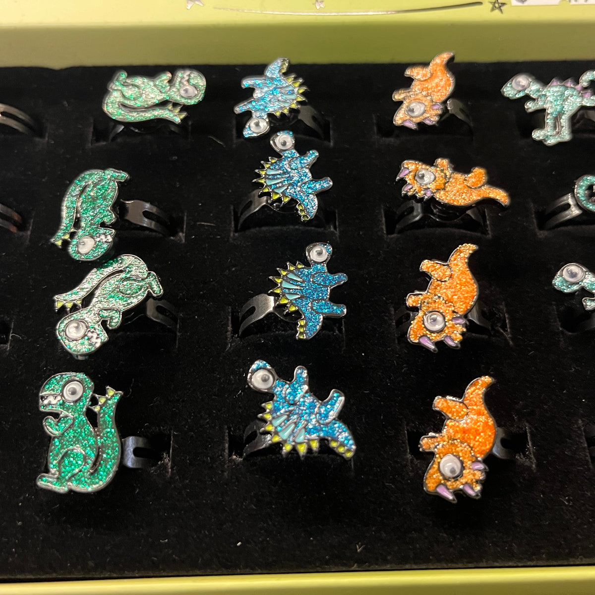 Dinosaur Spinner Fidget Rings assorted styles – Toys on the Square