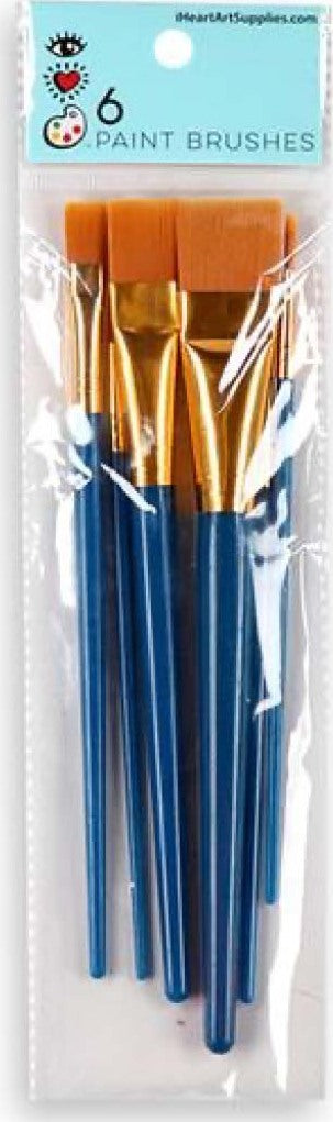 6 Paint Brushes – Toys on the Square