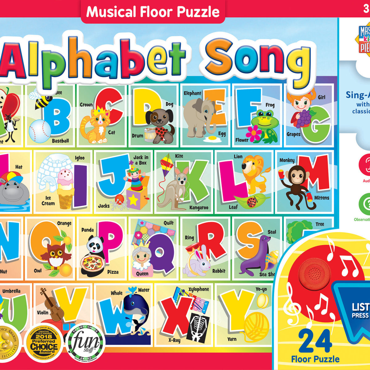 Sing-A-Long - Alphabet 24pc Sound Puzzle – Toys on the Square