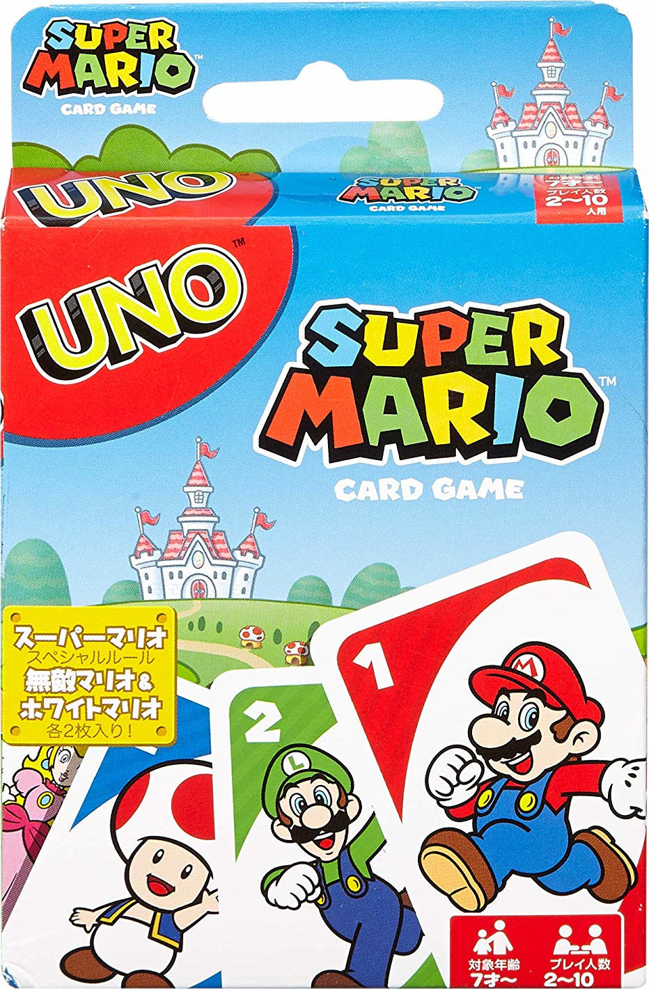 UNO Super Mario Bros Toys on the Square