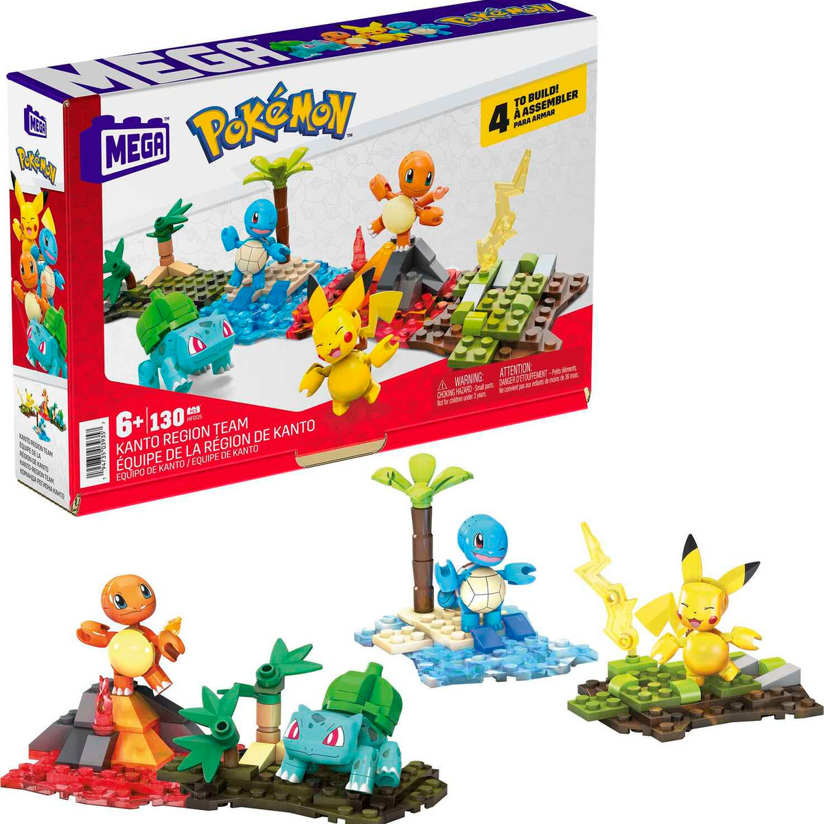 Pokemon - Mega Bloks Kanto Region Team – Toys on the Square